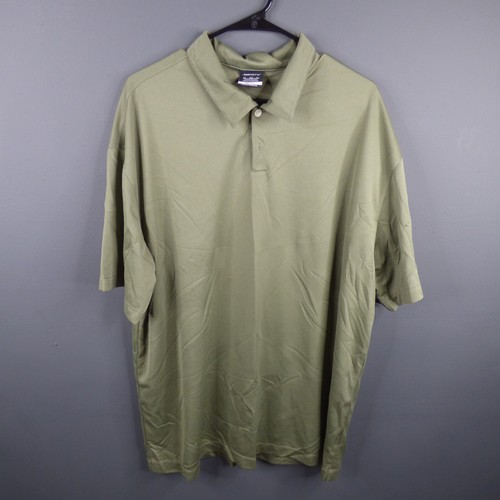 Nike Golf Polo Dri Fit Standard Fit Green Athletic Stretch Shirt Mens ...