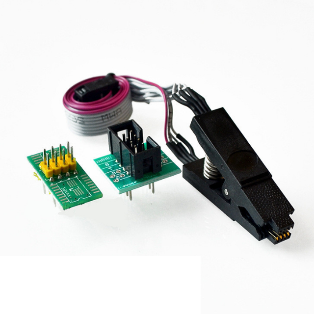 SPI BIOS FLASH Free Release Test Burn Clip SOP8 24C 93C 25LF at 24C 93C ...