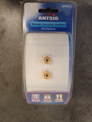 Antsig Single Speaker Outlet Wallplate AP9572 | eBay Australia