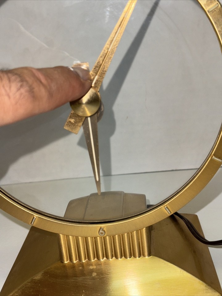 Vintage 1950’s Jefferson “The Golden Hour” Mystery Clock 580-101 True ...