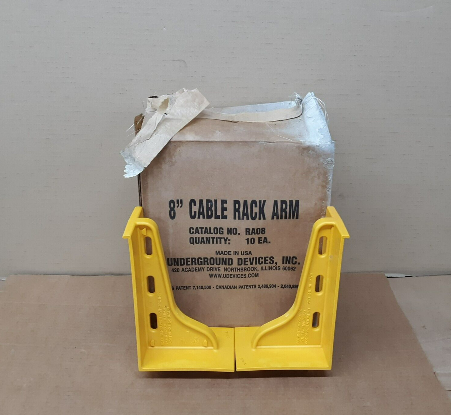 Underground Devices RA08 8" Cable Rack Arm Box of 10 | eBay