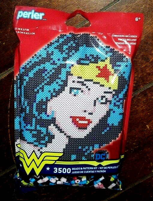 Perler 3500 WONDER WOMAN Beads & Pattern Kit! 80-11105 | eBay