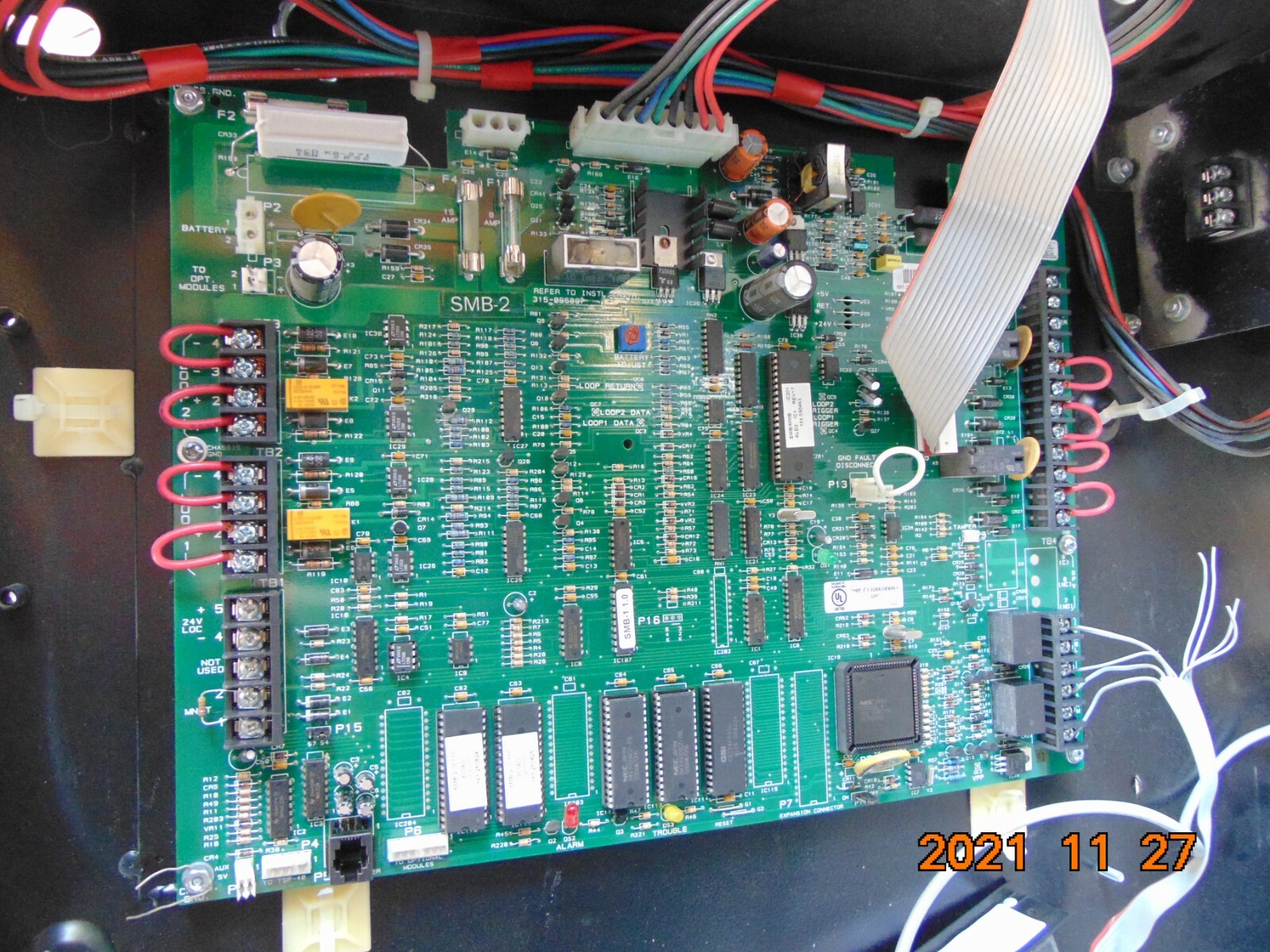 CERBERUS PYROTRONICS MXL-IQ FIRE ALARM CONTROL PANEL MKB-4 5128 MPS-12 ...