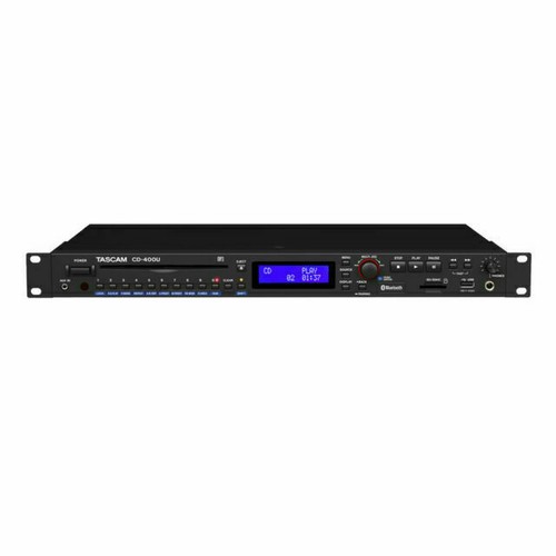 Tascam CD400U Rack-mount CD / Media Player w/ Bluetooth Receiver AM/FM ...