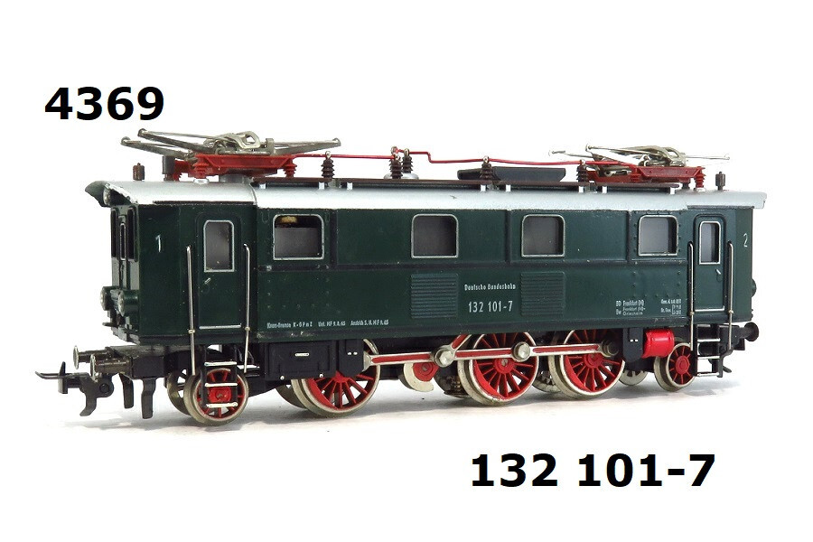 HO Fleischmann #4369 DB class 132 101 7 electric locomotive | eBay