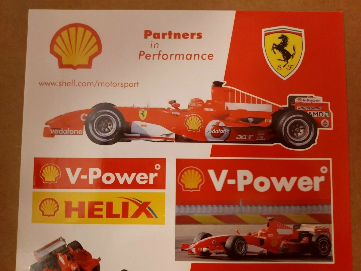 Shell Formula One Decals