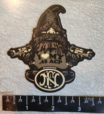 FN Herstal Firearms I Love my .45 Nome FNGNOME High Quality Vinyl ...