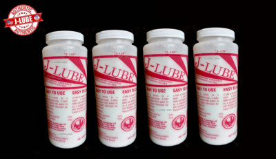 4 Bottles REAL J-Lube Powdered Lubricant Jlube INTERNATIONAL SHIPPING ...
