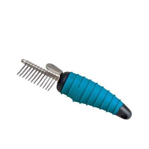 Ergonomic Dog Grooming Tools - Dematting Combs Rakes and Splitters for ...