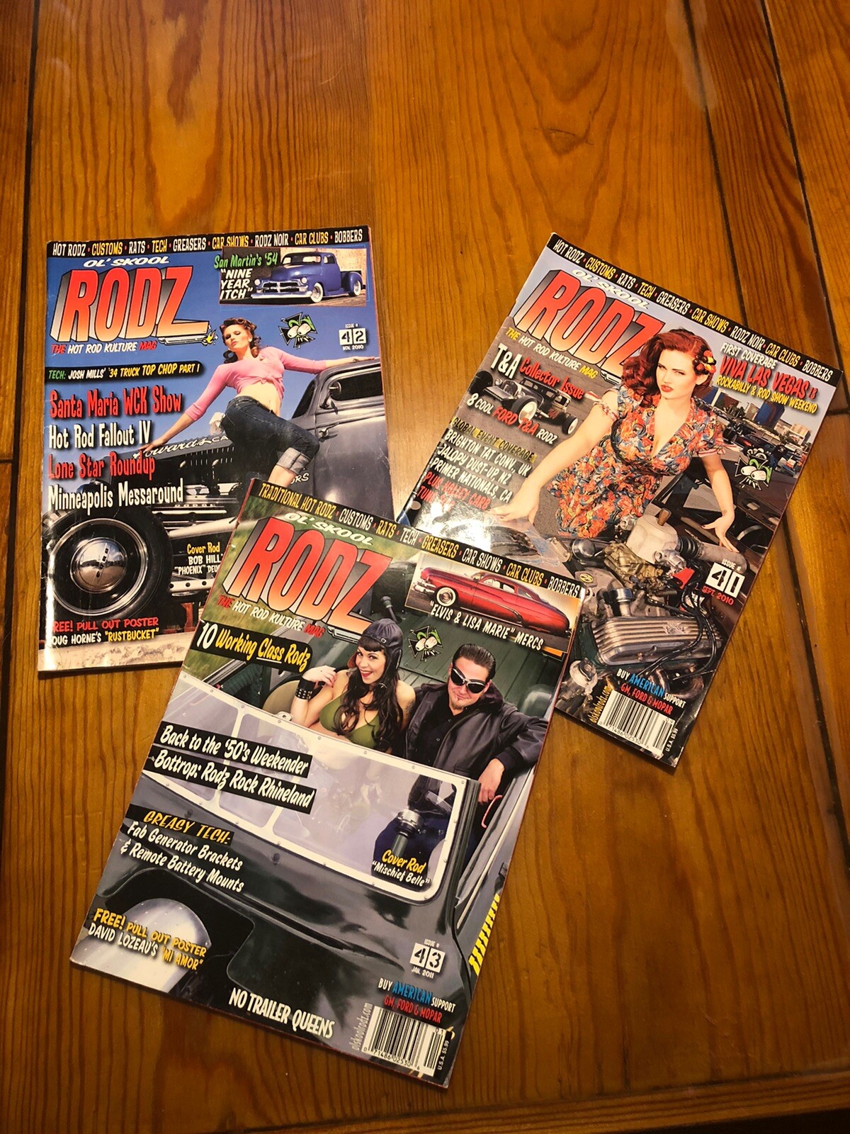 Old Skool Rodz magazine Issues #41-43. rat rod hot rod custom ...