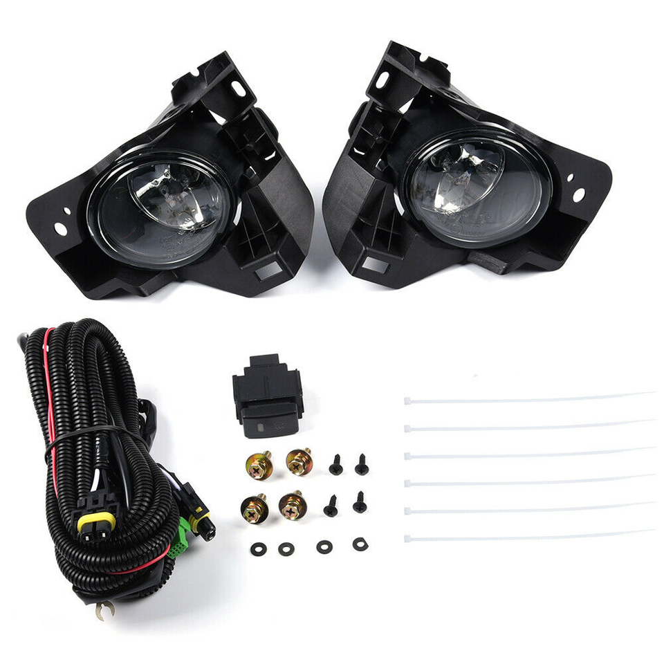 Fit For 2009-2014 Nissan Maxima Left & Right Clear Driving Fog Lights ...
