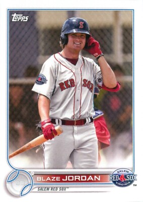 Blaze Jordan 2022 Topps Pro Debut MiLB Baseball Rookie Card#PD-115 ...