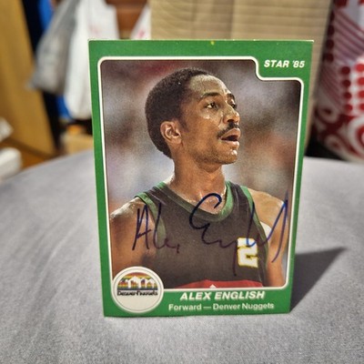 Autographed Signed Alex English 1984 Star Basketball Card #137 | eBay