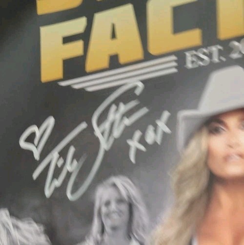 Trish Stratus Signed Poster Wwe Legend Large 12x18 O F F I C I AL TRISH ...