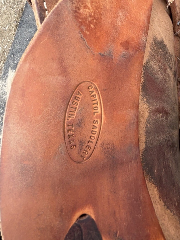 Capital Saddlery Rough out Roping saddle | eBay