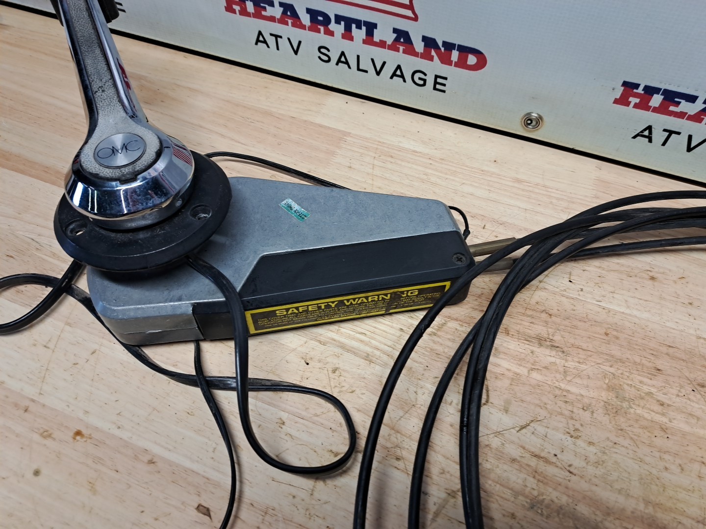 OMC Shifter Throttle Control Assembly Trim Switch and Wiring And Cables ...