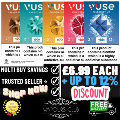 VUSE EPOD Vuse Refill Cartridges | Vuse Eliquid Vape Pods | As Low As £ ...