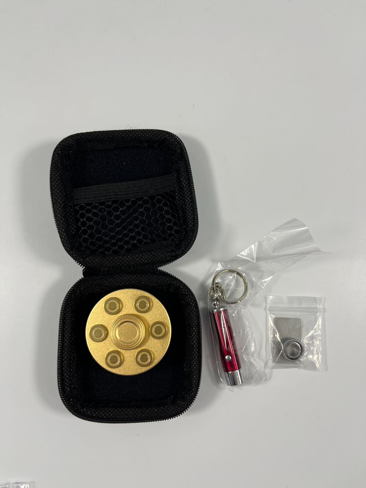 Luminous Light Fidget Sensory Toy Transformable Metal EDC Spinner ...