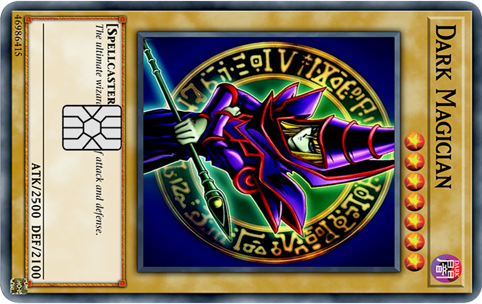 Yuh-gii-oh Card Collection Credit Card Skin / Wrap Decal Pre-Cut ...