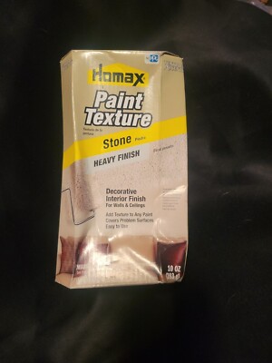 HOMAX Paint Texture Powder Additive STONE Heavy Finish MIX in 1 Gallon ...