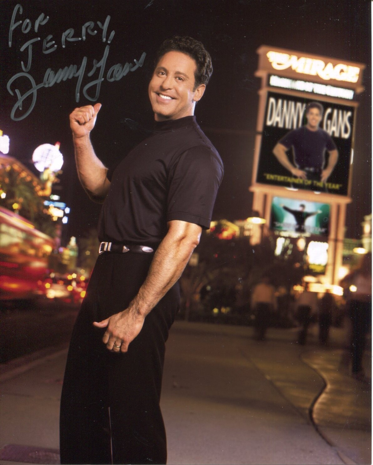 Danny Gans The Man of Many Voices Las Vegas Singer Signed Autograph ...