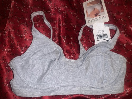 Vtg Adonna By JCPenney COTTON Sport Bra Size 36 B/C | eBay