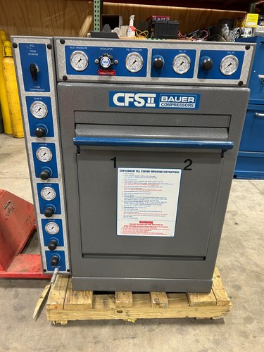 Bauer CFSII-2M 2 Position Containment Fill Station (SCUBA, SCBA ...