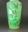 Antique Harrach Enamelled Glass Vase Bohemian Vaseline Glass Bird Vase ...