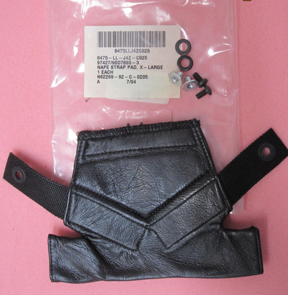 Gentex, Flight Helmet, HGU-84/P Nape Strap, Black Leather, XL w ...