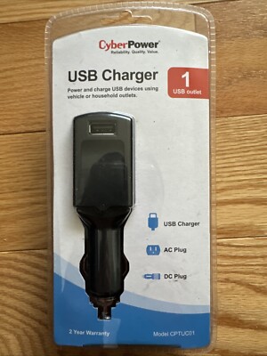 CyberPower CPTUC01 Mobile Power USB Charger for Auto (Black) | eBay
