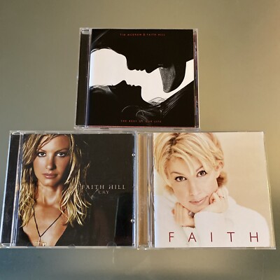 Tim McGraw & Faith Hill - The Rest of Our Life, Faith & Cry 💿 3 VG LOT ...