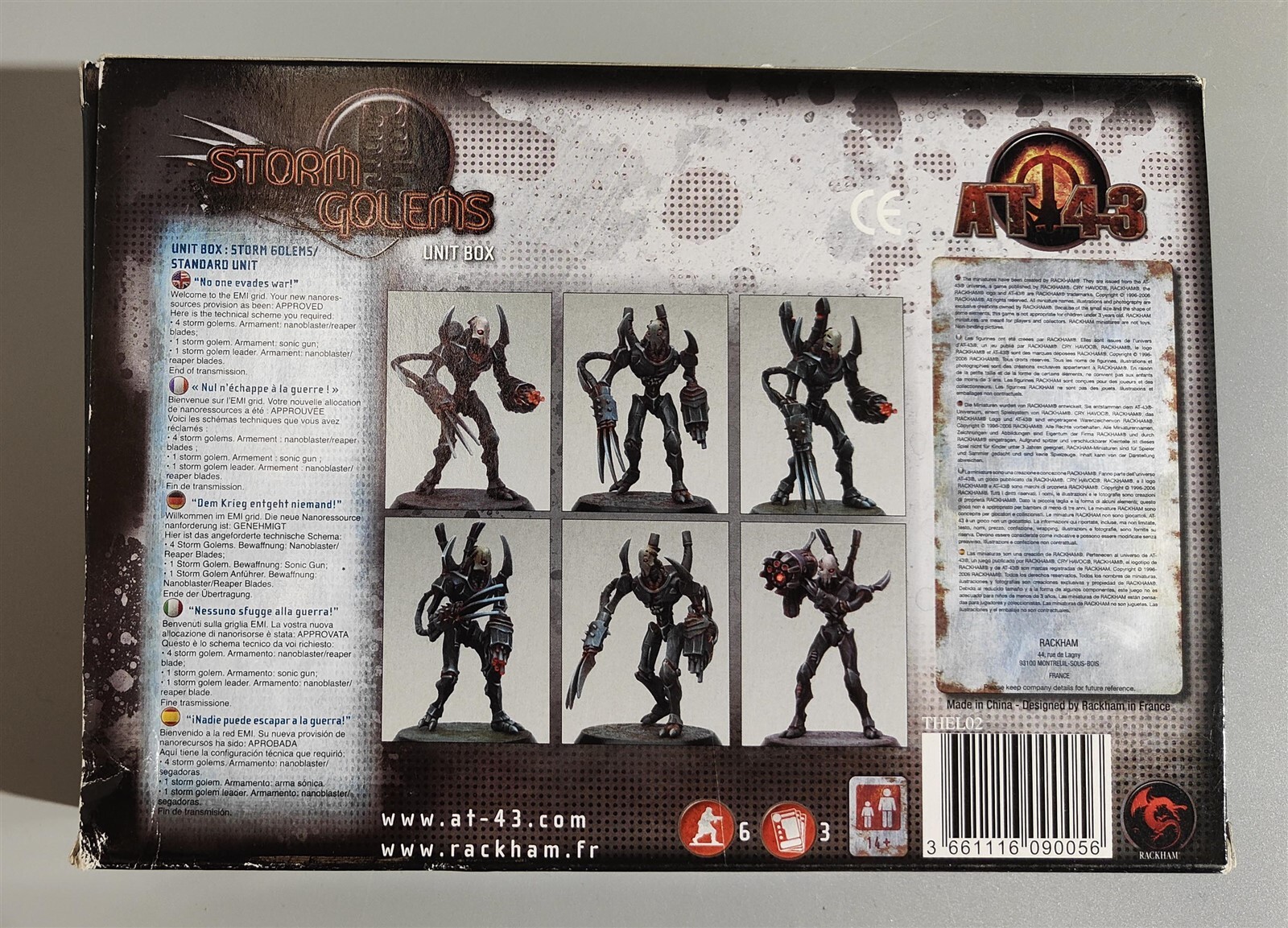 Rackham AT-43 Storm Golems Unit Box | eBay
