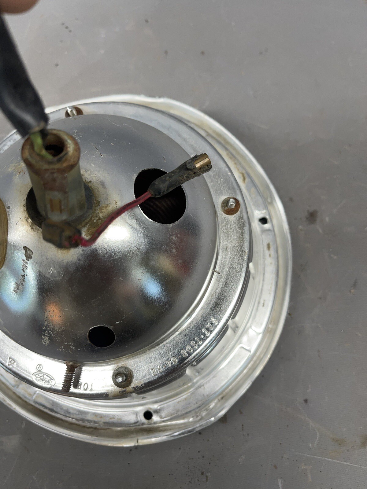 1964 Ford Fairlane Tail Light Lamp Assembly Taillight Lens OEM Bezel ...