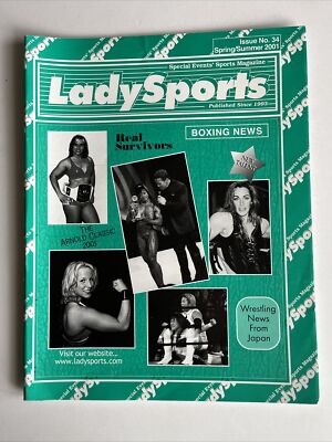 Lady Sports Women Female Wrestling Boxing Bodybuilding Magazine #34 ...