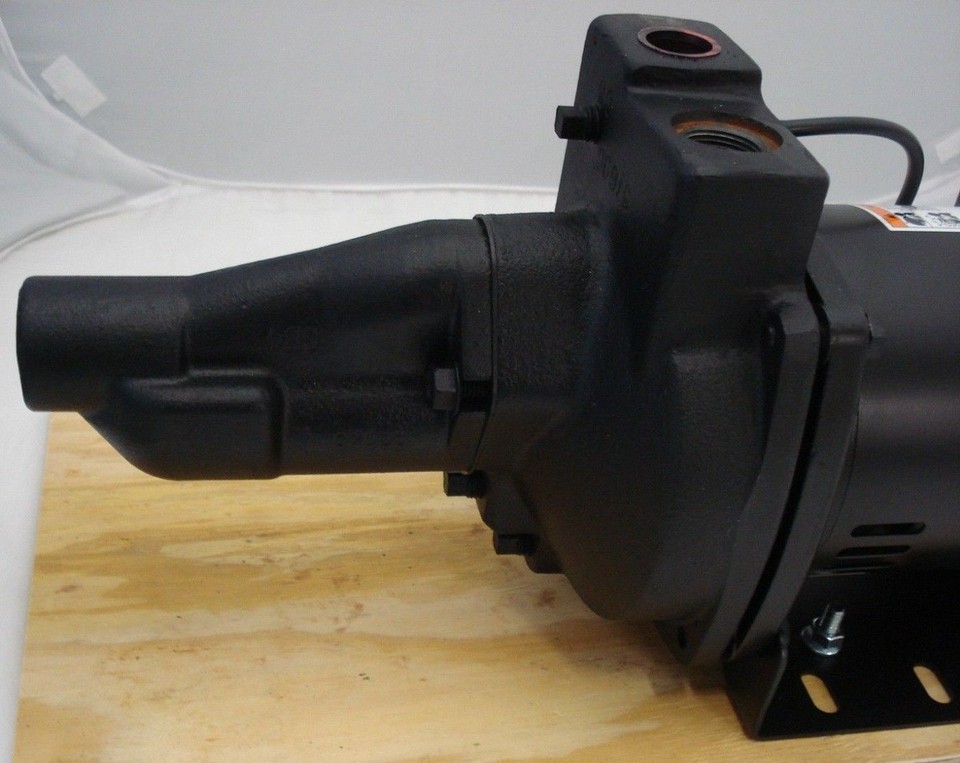 Mastercraft 3/4hp Cast Iron Convertible Jet Pump 561472 Shallow Deep ...