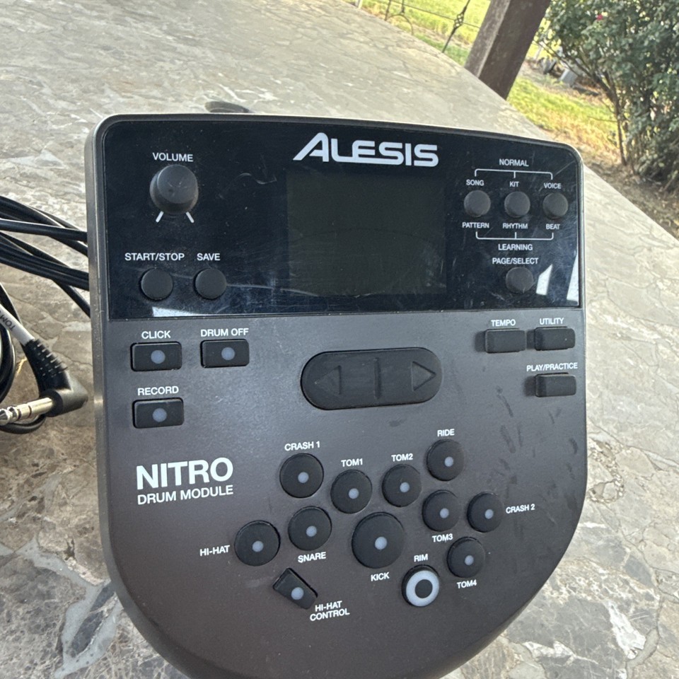 Alesis Nitro Drum Module DM7X With Power Supply And Cables | eBay