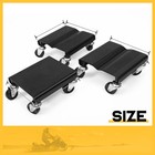3PC X 1500LB Snowmobile Roller Dolly Set Snow Mobile Moving Storage ...