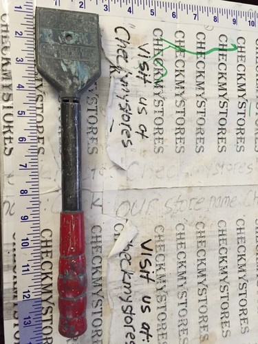 Vintage Red Devil Tools No #70 Ice Paint Floor Scraper Tool & Blade 12 ...