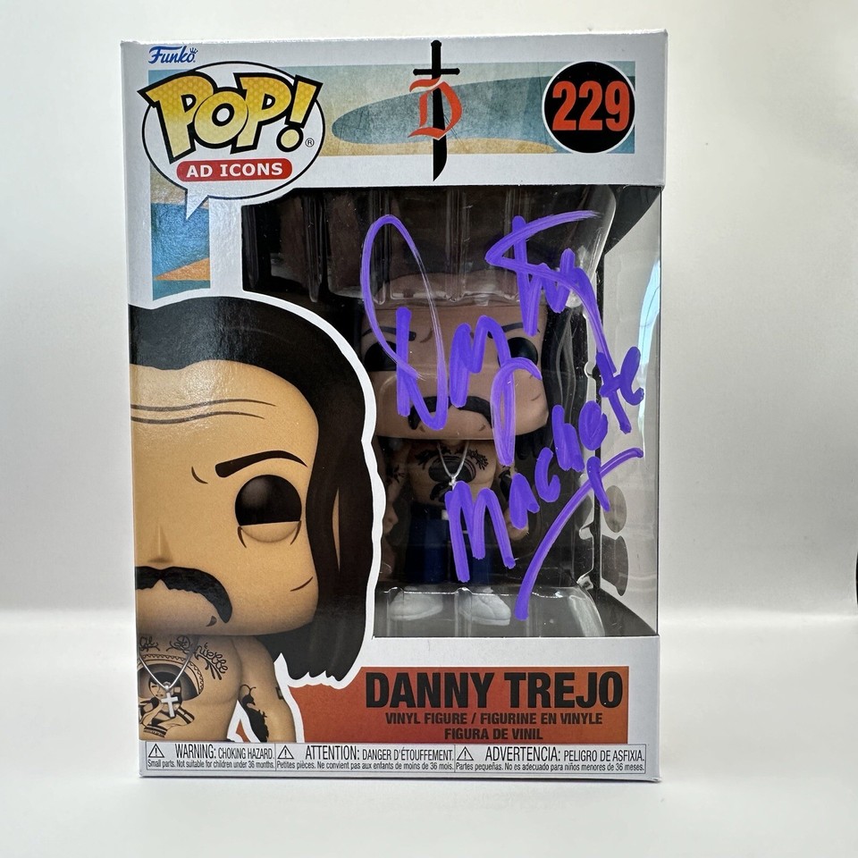 Danny Trejo AUTOGRAPH DANNY TREJO Signed Funko Pop ACOA | eBay