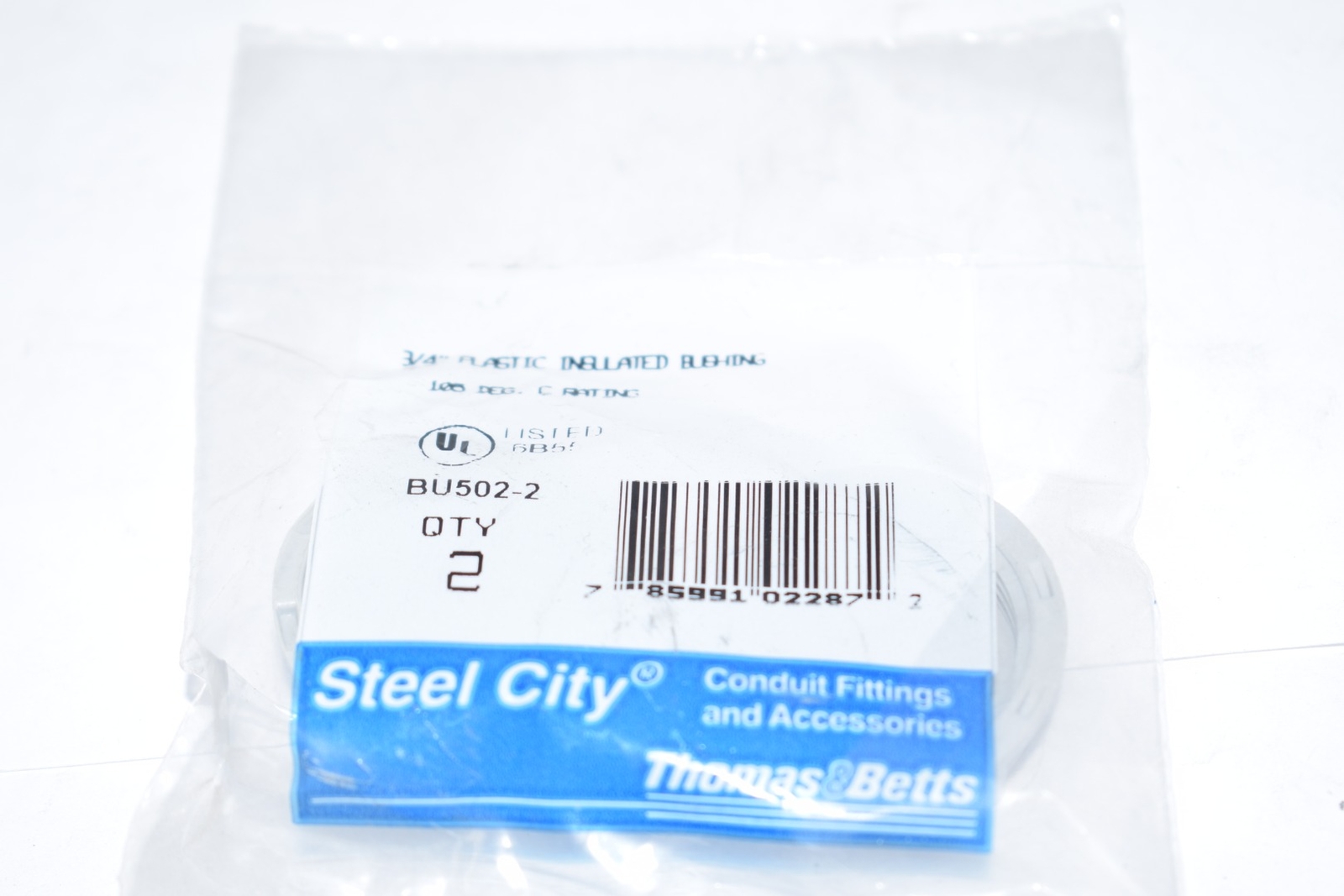 Pack of 2 NEW Thomas & Betts BU5022 Insulating Bushing | eBay