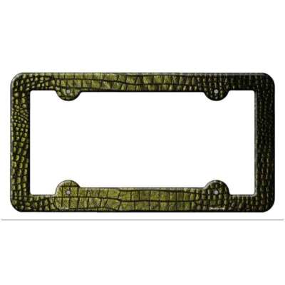 Reptile Skin Novelty Metal License Plate Frame LPF-048 | eBay
