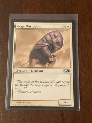 Magic the Gathering 2014 Siege Mastodon | eBay