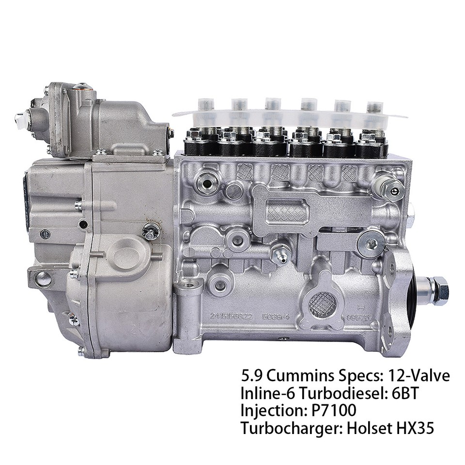 For Dodge Ram 5.9L Diesel 6BT Cummins P7100 Fuel Injection Pump 3931537 ...