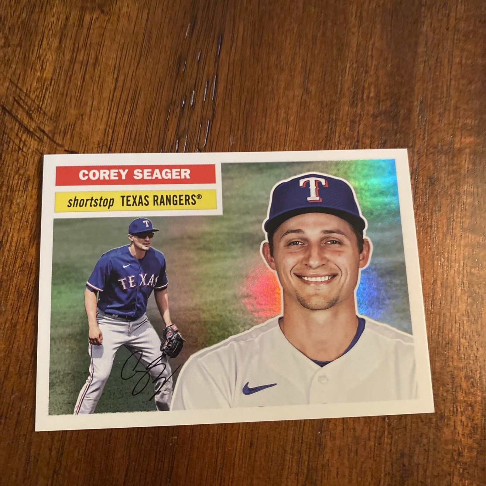 2023 Topps Archives - 1956 Topps Rainbow Foil #72 Corey Seager /199 for ...