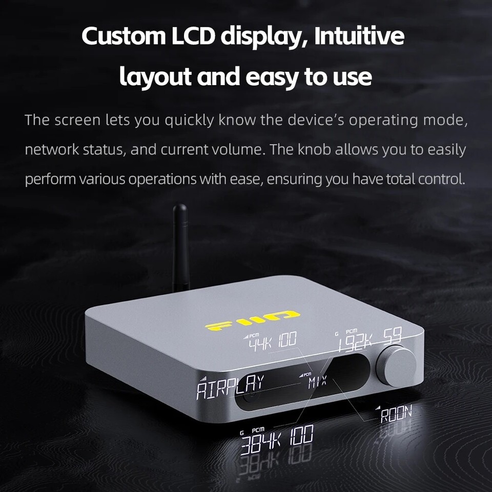 FiiO SR11 AirPlay Audio Streamer Receiver,WiFi Multiroom Streamer ...