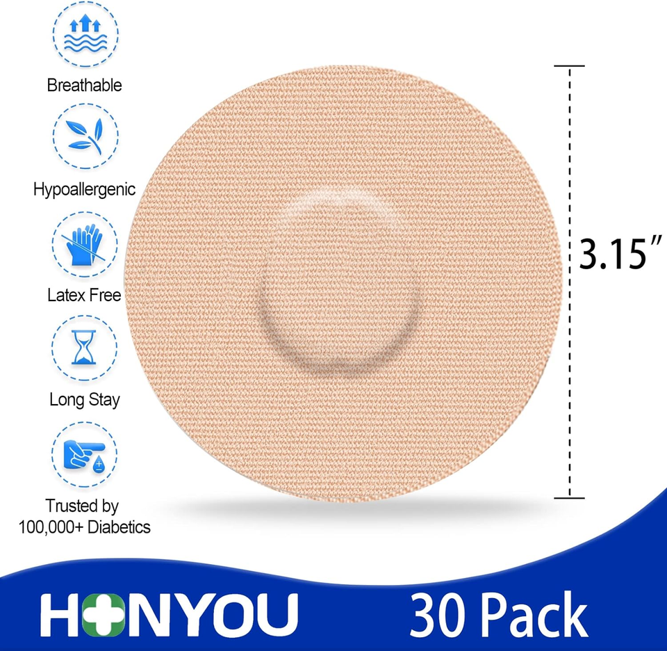 30Pack Dexcom G7 Adhesive Patches Waterproof Overpatch for G7 Overlay ...
