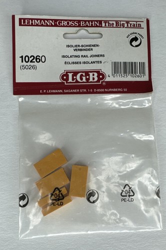 LGB G Isolating Rail Joiners 10260 - Pack of 4 ~ TS | eBay