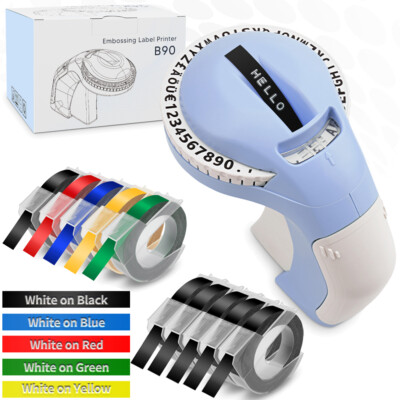 Dymo Omega Home Embossing Label Maker Junior Embosser OR 3D Label Tape ...