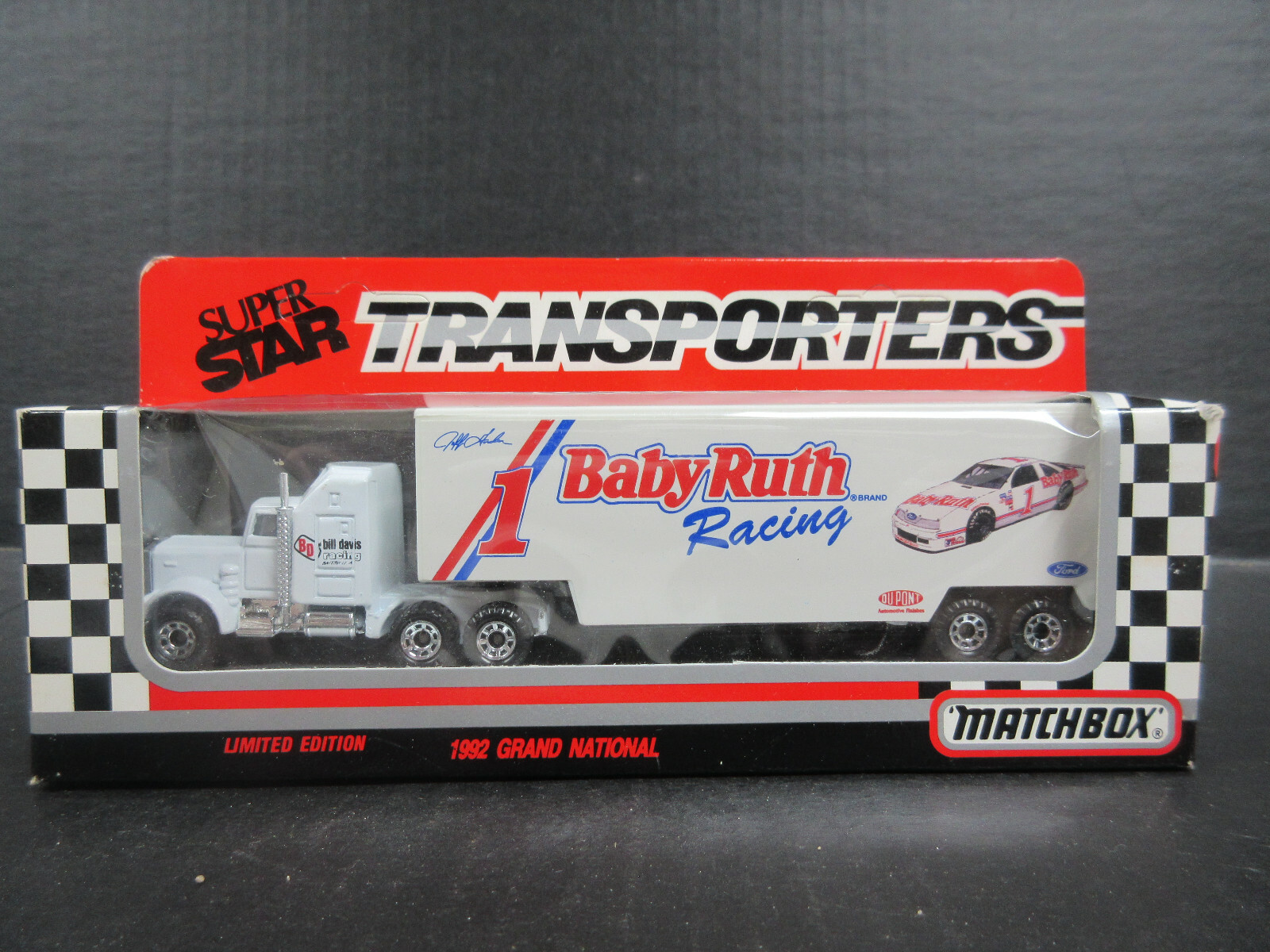 1992 Matchbox Super Star Transporter - #1 Jeff Gordon - Baby Ruth ...
