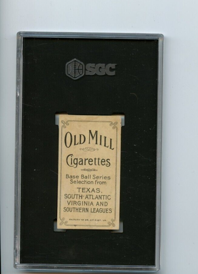 1909 T206 Ted Breitenstein South League New Orleans Old Mill ⭐️💥🎯 SGC ...